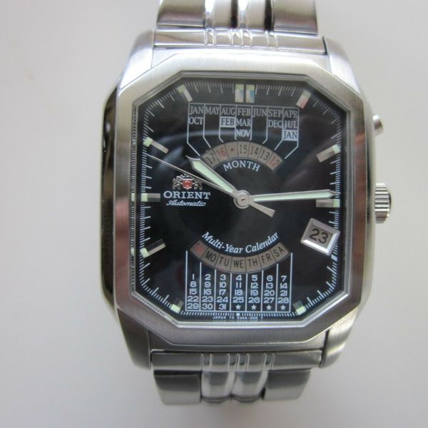 Orient Multi-Year Calendar men's automatic mechanical watch ...