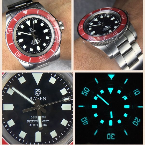 FS: Raven Deep Tech Red Bezel No Date - Rarest of the Rare ...
