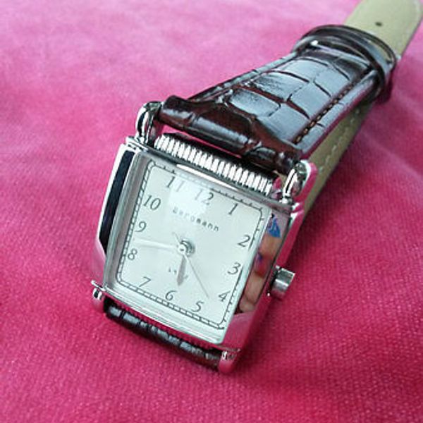 Bergmann 1922 women's wristwatch / watch with quartz movement / croco ...