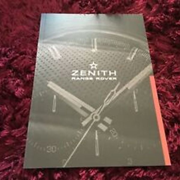 [Free Shipping] Watch Range Rover Collection Catalog Range Rover zenith ...
