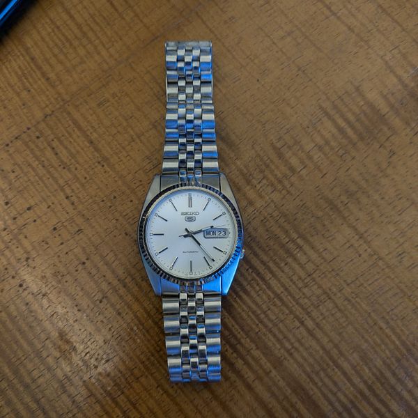 Price drop! FS: Rare Seiko 5 SNXJ89 "datejust" on jubilee [$199 USD ...