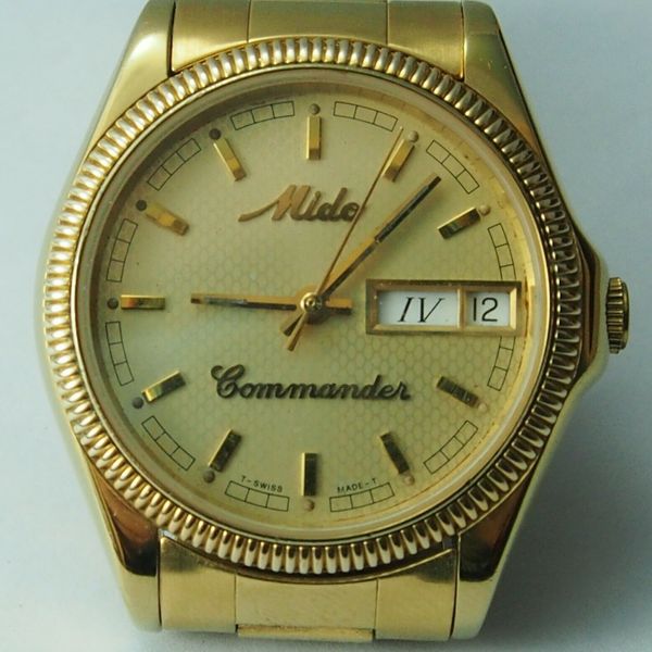 Mido commander dateday rare vintage watches | WatchCharts Marketplace