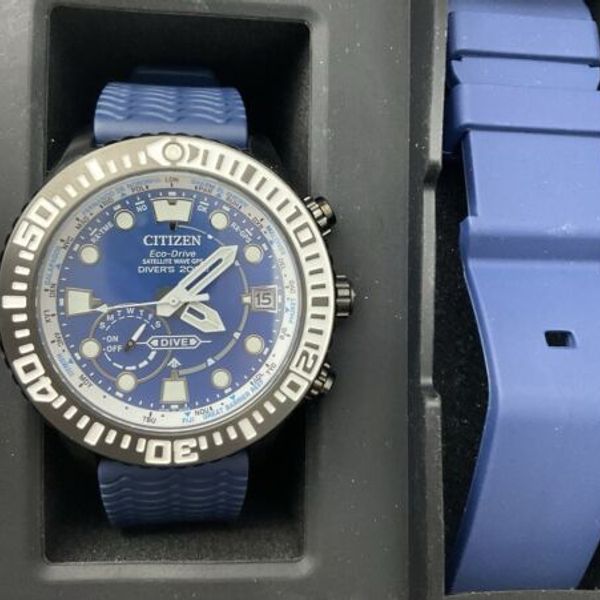 Citizen ProMaster Satellite Wave GPS Dive ECO-DRIVE Sapphire Crystal ...