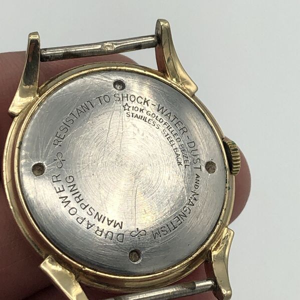 Vintage 10k Gold Filled Elgin DeLuxe Wristwatch. 685 Movement. 18J ...