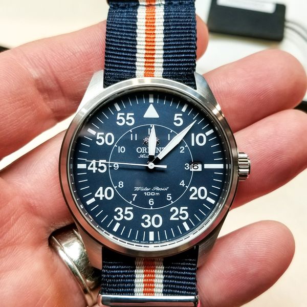 FS: Orient Flight Automatic Blue Dial | WatchCharts Marketplace