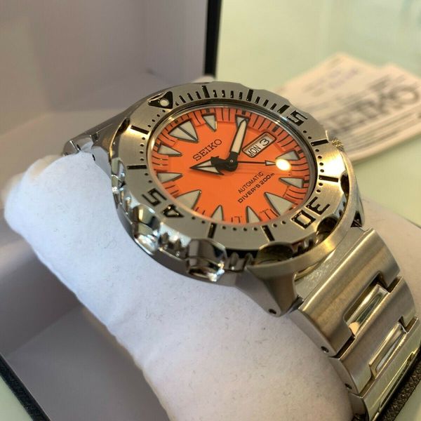 ** Seiko SRP309 Orange Monster watch - mint ** | WatchCharts Marketplace
