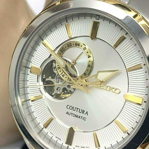 Seiko Coutura Automatic 4R39-00R0 Two Tone Stainless Steel Men's Watch ...