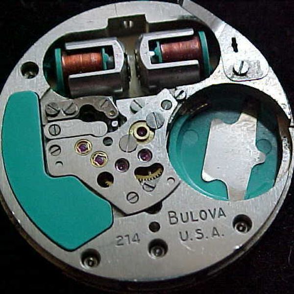 Bulova Accutron 214 Movement Dial And Hands For Parts Or Repair ...