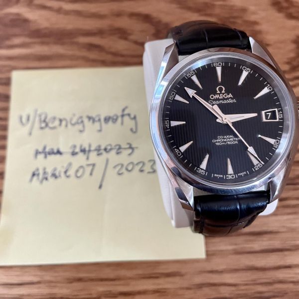 [WTS] Omega Aqua Terra 8500 cal. 39mm black dial (nightfall ...