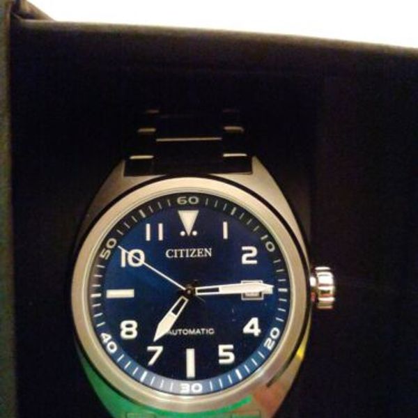 Citizen Automatic NJ0100-89E Men's Watch Blue Dial | WatchCharts ...