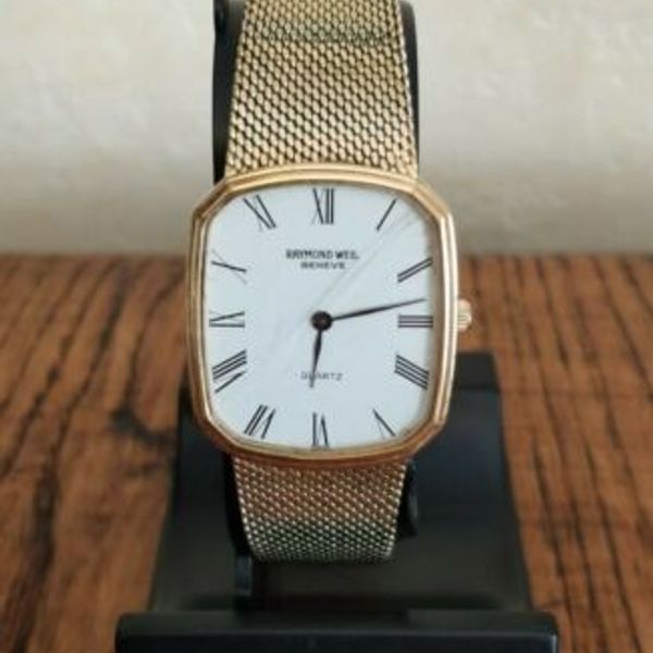 Vintage Raymond Weil Watch 18K gold electroplated model 9507 genuine ...