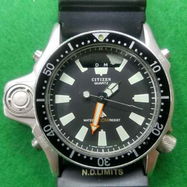 Citizen Aqualand C022 Vintage Divers Watch 'Not Working' Parts or ...