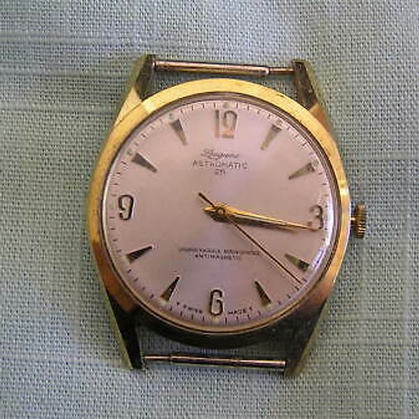 VINTAGE MEN'S WRISTWATCH LONGINES ASTROMATIC 25 WATCH | WatchCharts ...