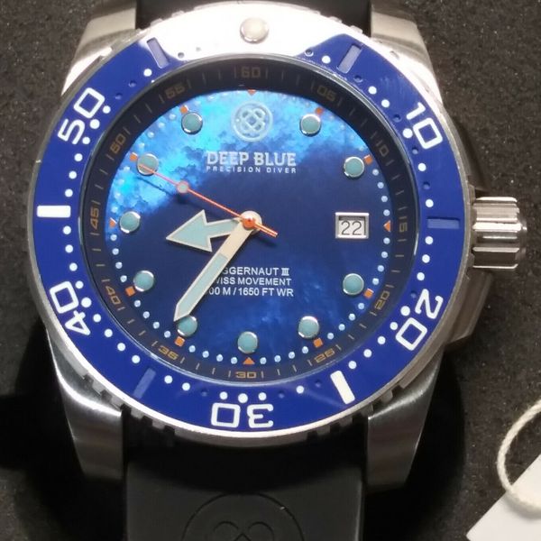Deep Blue Juggernaut I I I (3) Dive watch | WatchCharts Marketplace