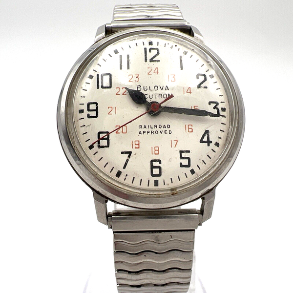 Bulova N7 Railroad Approved Accutron Wrist Watch. Lot.43 | WatchCharts ...