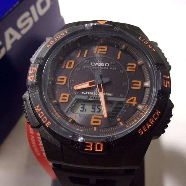 Casio Tough Solar analog-digital watch. AQ-S800W. Amazon warehouse deal ...