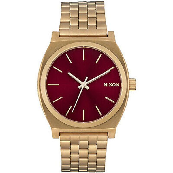Nixon Men's Time Teller Red Dial Watch - A045-5098 | WatchCharts ...