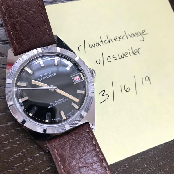 [WTS] Vintage Swiss Emperor w/ machined bezel PRICE REDUCED ...