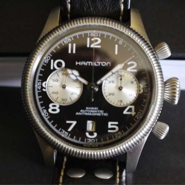 FS - Hamilton Khaki Pioneer Auto Chrono - Reverse Panda | WatchCharts ...