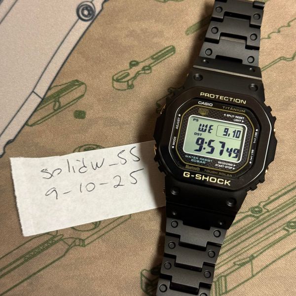 [WTS] Casio G Shock GMW-B5000TB OG Titanium Square Stealth Wealth Full ...