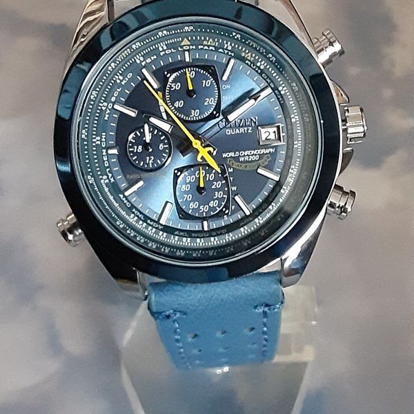Men's Citizen Blue Angels Quartz Chronograph Watch Free Shipping ...