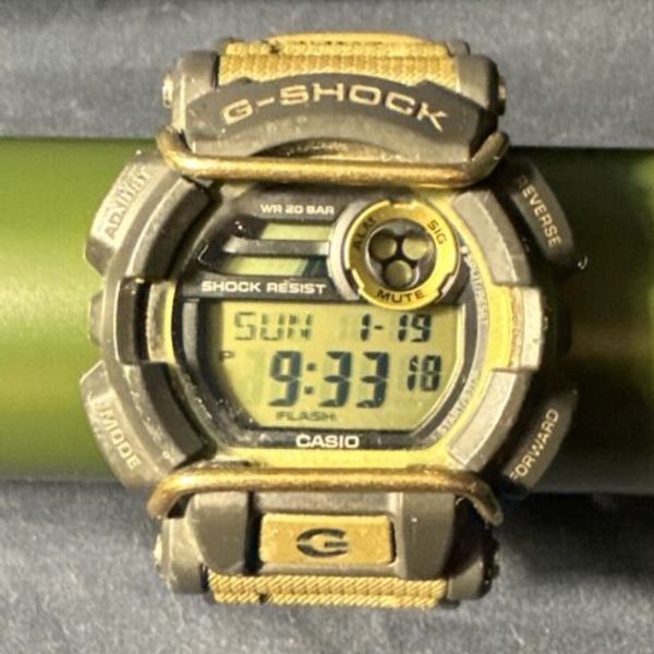 Casio G-Shock Men's Quartz Green Resin 50mm Watch GD400 | WatchCharts ...
