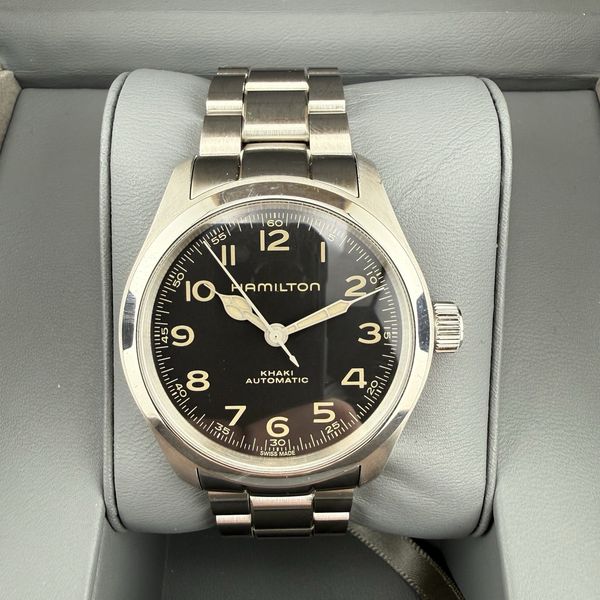 Hamilton Khaki Field Murph H70405130 Black Dial Automatic 38mm Mens ...