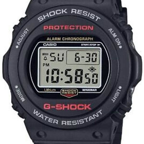 Casio G-Shock Back to Basics Classic Digital Shock Resistant Watch ...