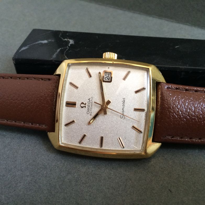 SOLD vintage Omega Seamaster square cal.565 ref.166.042 1969 serviced ...