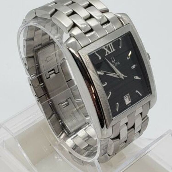 BULOVA RECTANGULAR 95g32 c876740 MEN'S WATCH RUNNING | WatchCharts ...