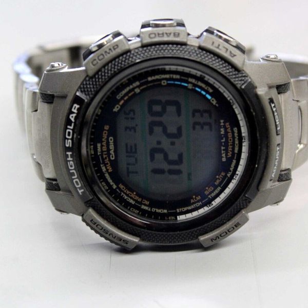 RARE CASIO Pathfinder PAW-2000T TITANIUM Solar Watch | WatchCharts ...
