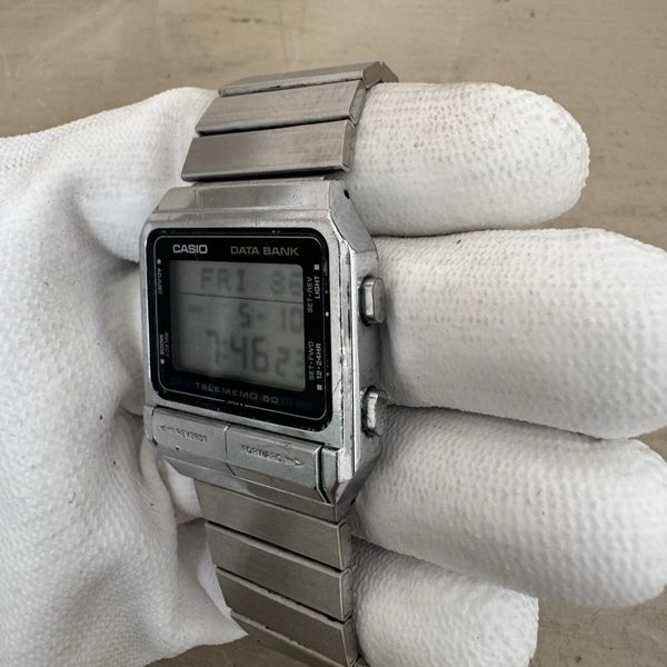 Casio DB-510 Telememo 50 Digital Wristwatch Retro Data Bank | WatchCharts Marketplace