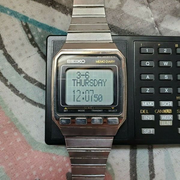Seiko Memo Diary UW02-0010 With Keyboard Digital Watch | WatchCharts ...