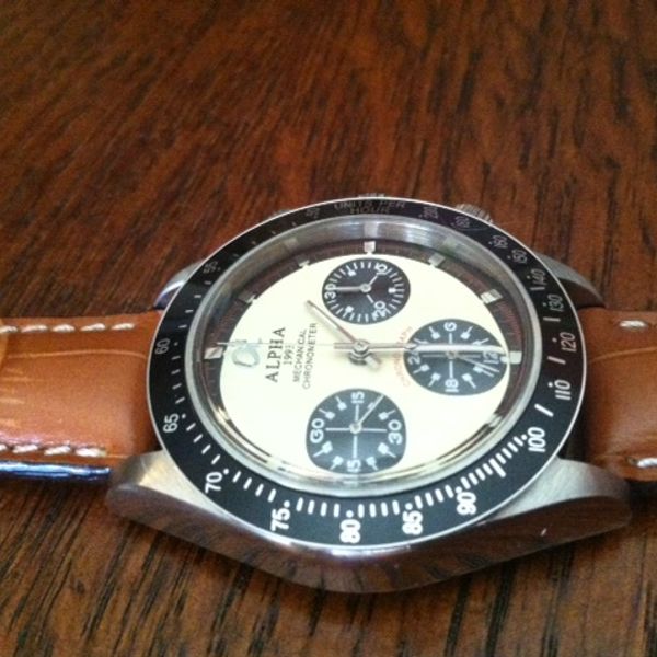 SOLD. Alpha Paul Newman Panda NEW and perfect | WatchCharts Marketplace