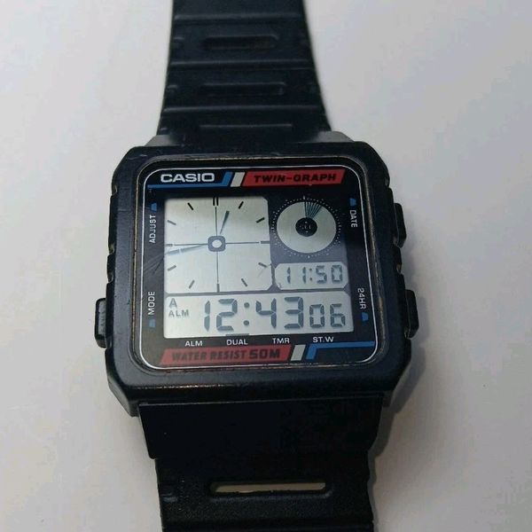 VTG Casio AE-20W Twin Graph Fully Functional, Clean! | WatchCharts ...