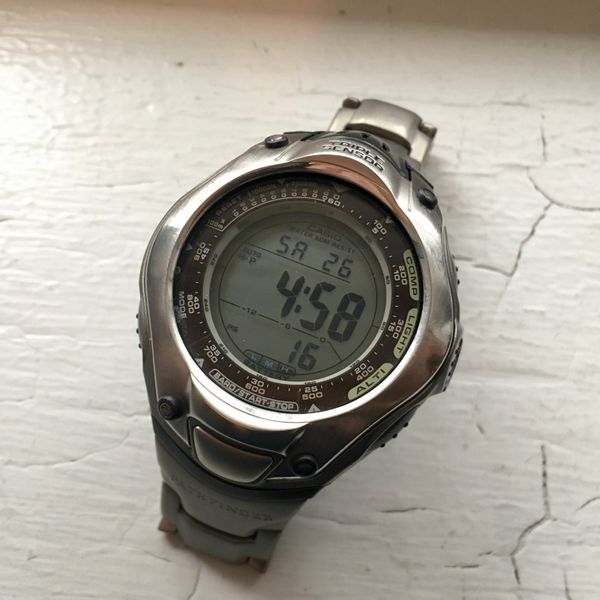 FS: Casio PAG-70T Pathfinder Titanium ABC Watch, $55 | WatchCharts ...