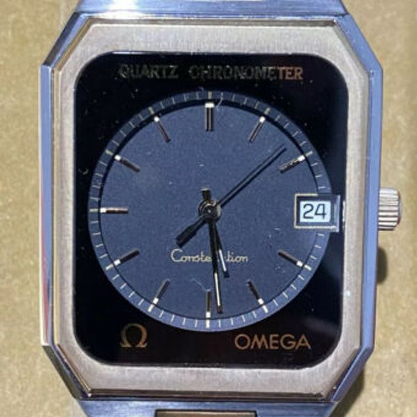 Vintage Omega Constellation MegaQuartz Chronometer Wristwatch NOS 14k ...