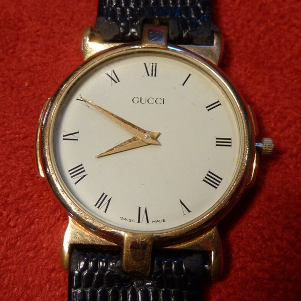 Gucci Mens 3400M Watch Gold Vintage | WatchCharts Marketplace
