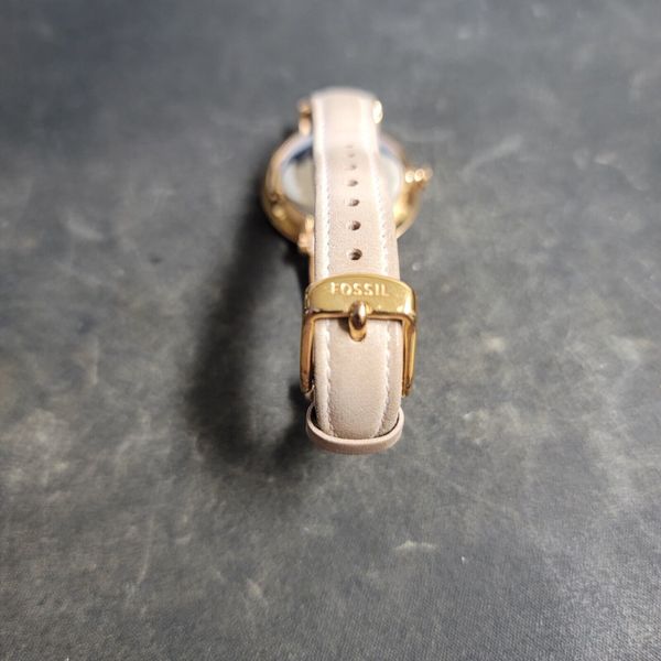 FOSSIL WOMENS JACQUELINE WATCH ES3988 GOLD STAINLESS STEEL QUARTZ ...