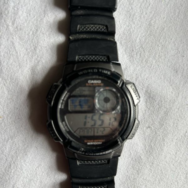 Casio AE-1000W World Time Multifunction Digital Watch - Fully Working ...