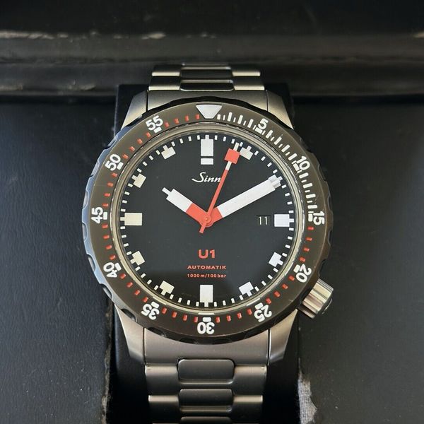 Sinn U1 Automatik with Box Papers and Extra Band | WatchCharts Marketplace