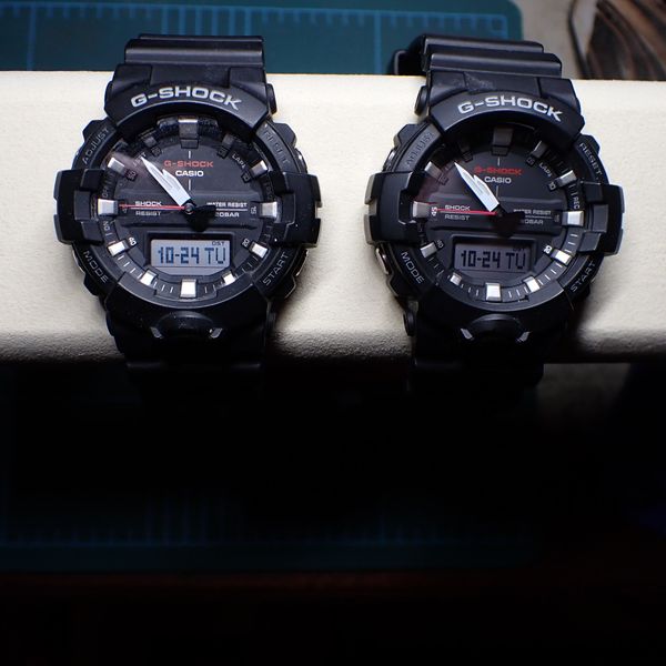 FS Matching pair of discontinued Casio G-Shock GA800 Ana-Digi watches ...