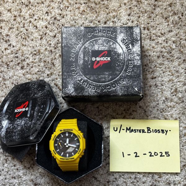 [WTS] G-Shock GA-B2100C-9A // “Yellow CasiOak” // Full Kit ...