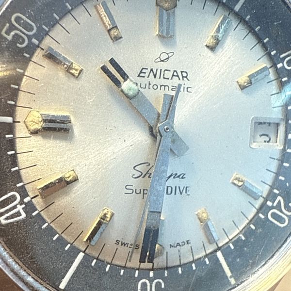 Montre Automatic Enicar Sherpa Qui Fonctionne Super-Dive 33 ...