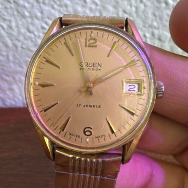 Vintage Gruen Precision Watch 17 Jewel Men's | WatchCharts Marketplace