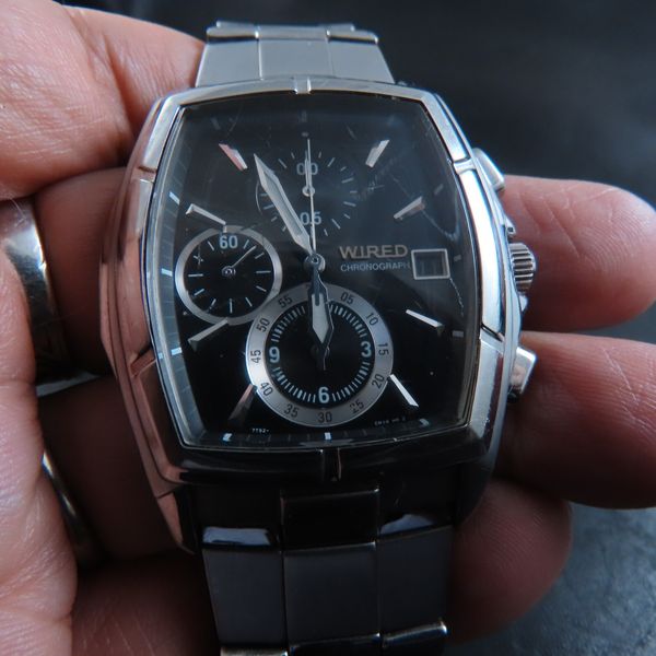 7T92 Wired By Seiko Chronograph Quartz Men Watch | WatchCharts Marketplace