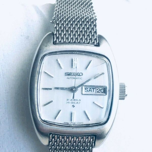Lady Seiko 2706-3010 hi-beat automatic watch ,21 jewels ,full work ...