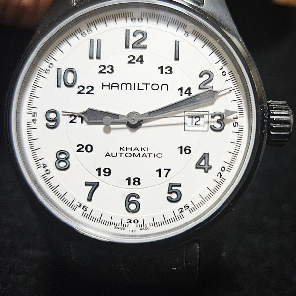 Hamilton 44mm Khaki Field H70685313 Automatic | WatchCharts Marketplace