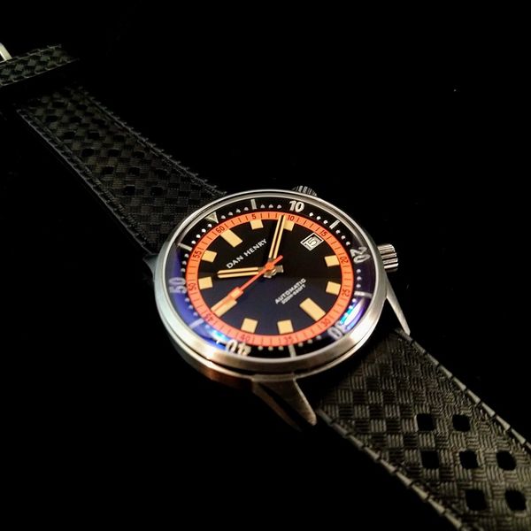 Dan Henry 1970 Automatic Compressor Diver. Orange 40mm. Full set ...