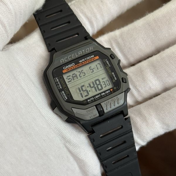 Vintage Casio Accelerator ACL-200 Menâ s JDM Digital Sports Watch ...